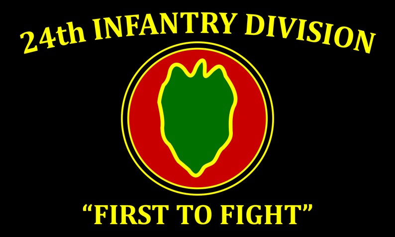 24th Infantry Division 3’x5’ Flag | First to Fight | Double Sided | US ...