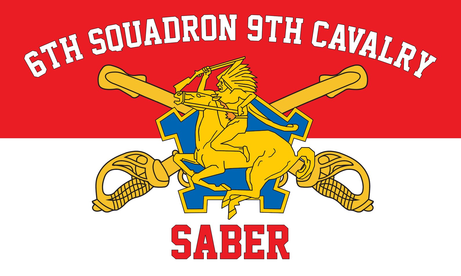 9th Cavalry Flag 3'x5' CAV Double Sided Free | Etsy