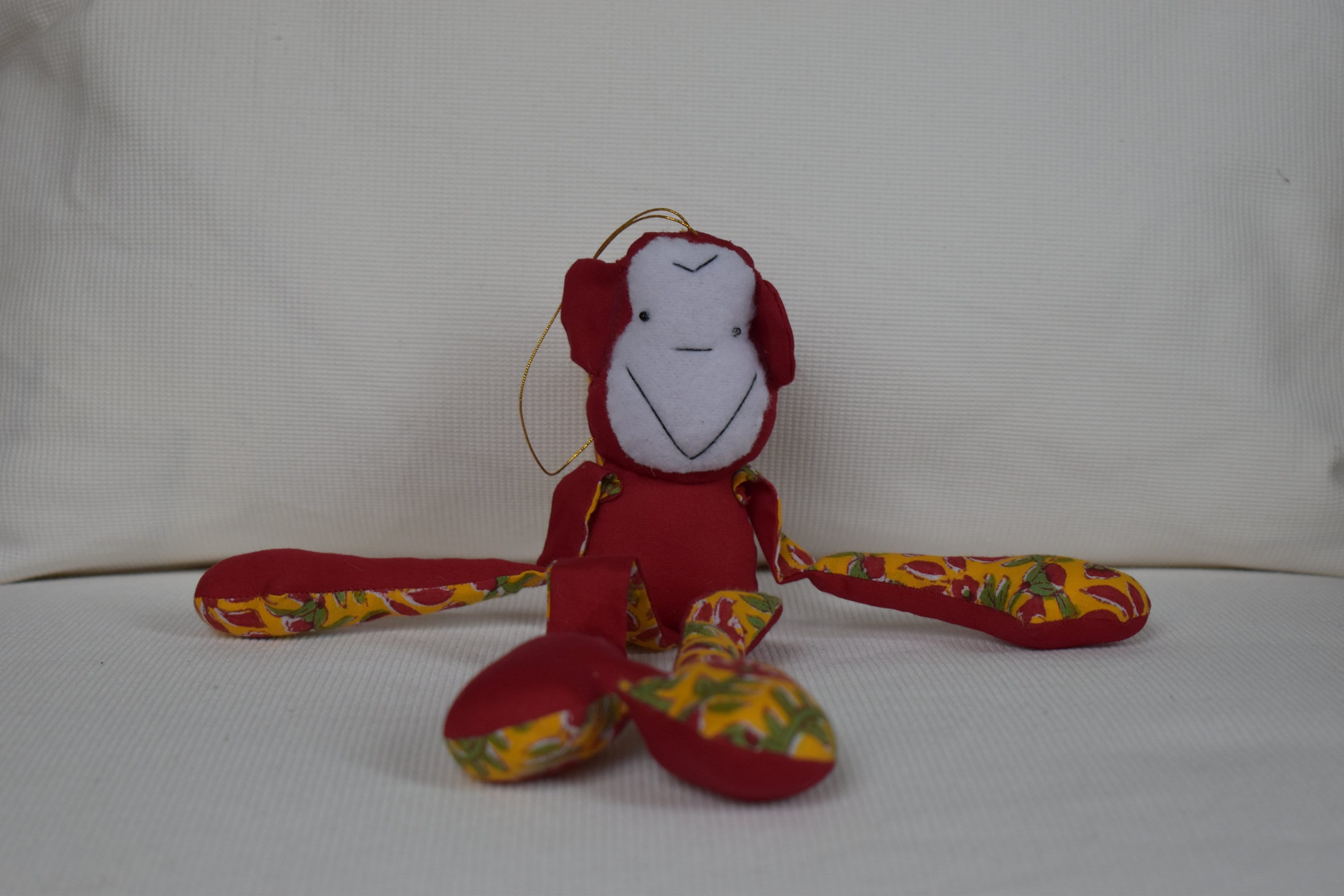 Dangling Red Monkey | Plush Stuffed Animal Toy - Etsy