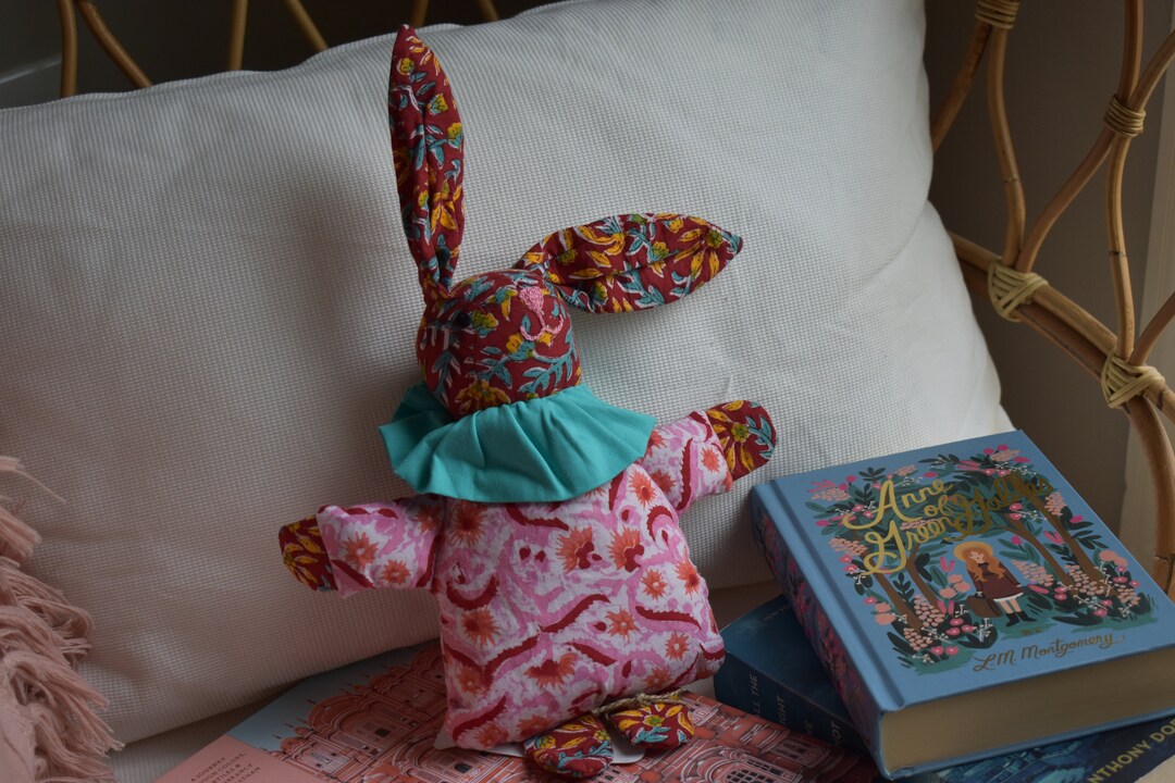 Raspberry the Rabbit | Plush Stuffed Animal Toy - Etsy
