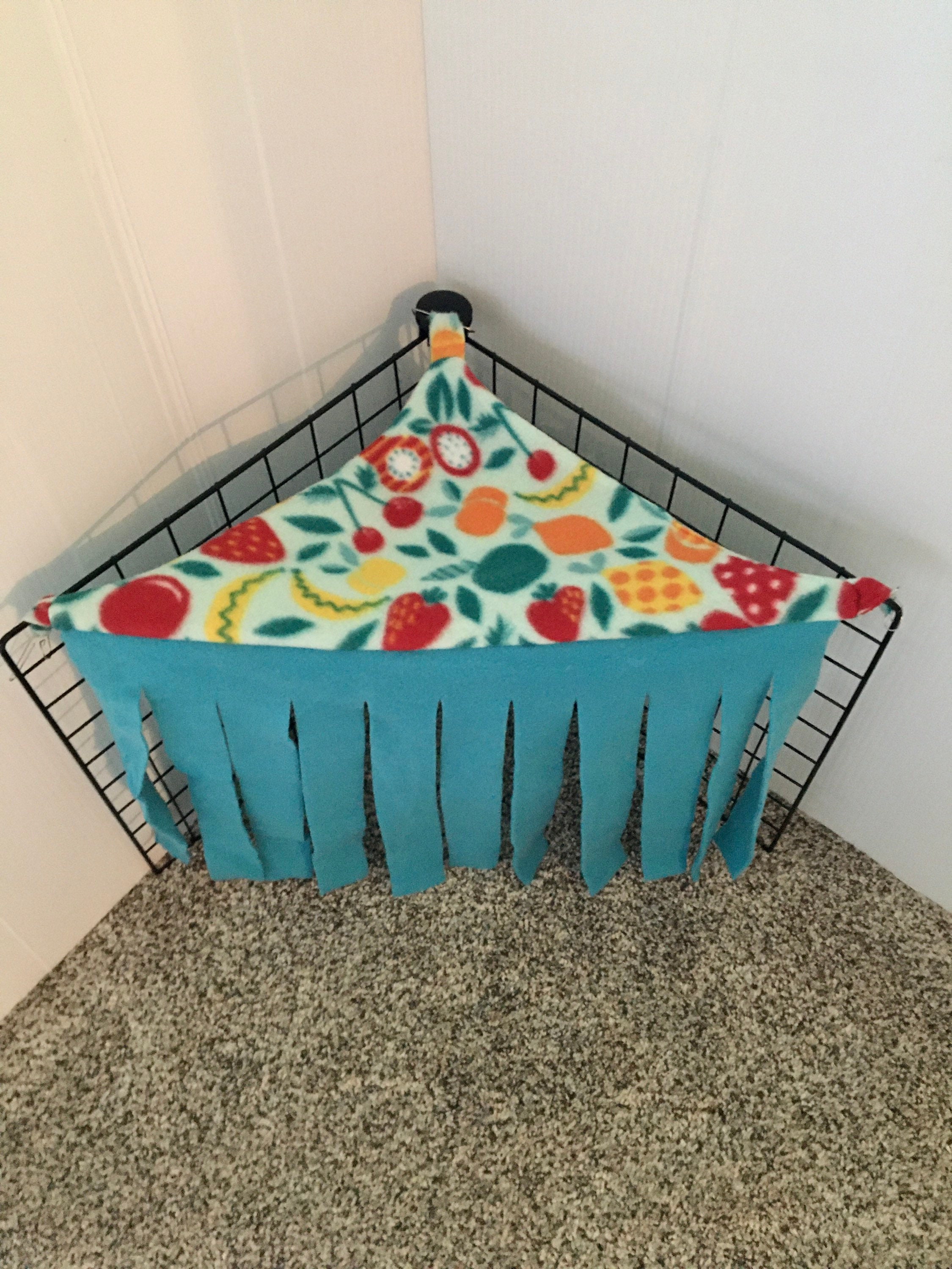 Fleece Corner Forest/ Fleece Jungle/ Guinea Pig/ Corner Curtain Hammock ...