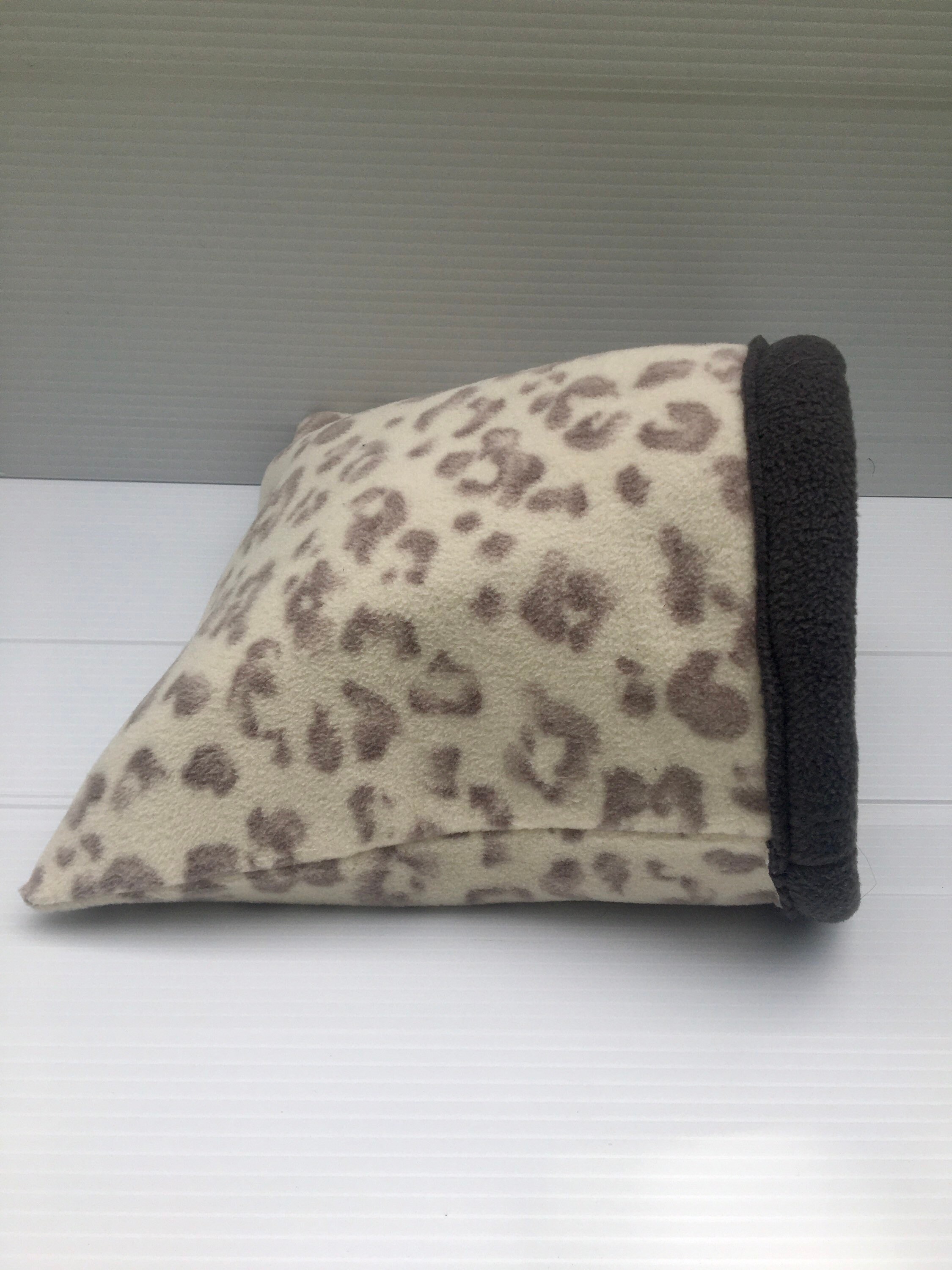 Guinea Pig Cuddle Sack/ Guinea Pig/ Cheetah Print/ Fleece/ 11x11/ Small ...