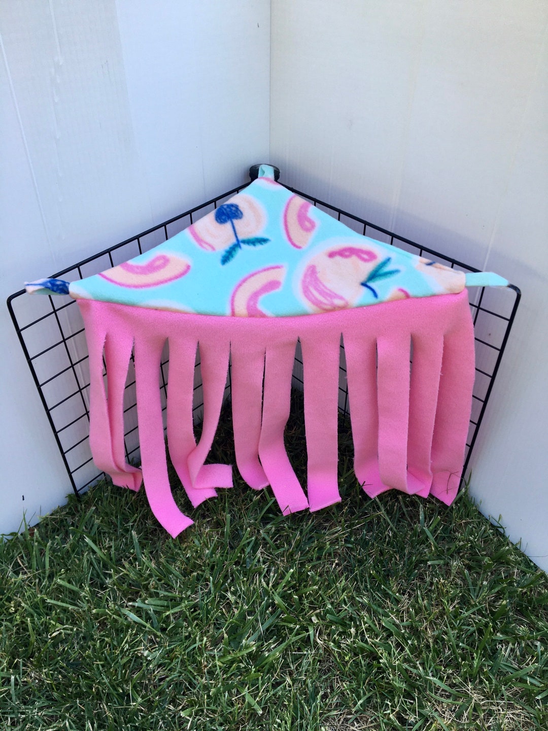 Fleece Corner Forest/ Fleece Jungle/ Guinea Pig/ Corner Curtain Hammock ...