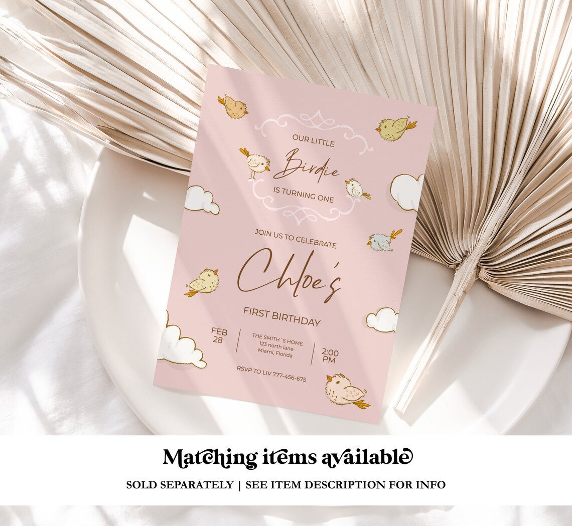 Pink Birds Birthday Thank You Tags, Birds Party Favor Tags, Birds Theme ...