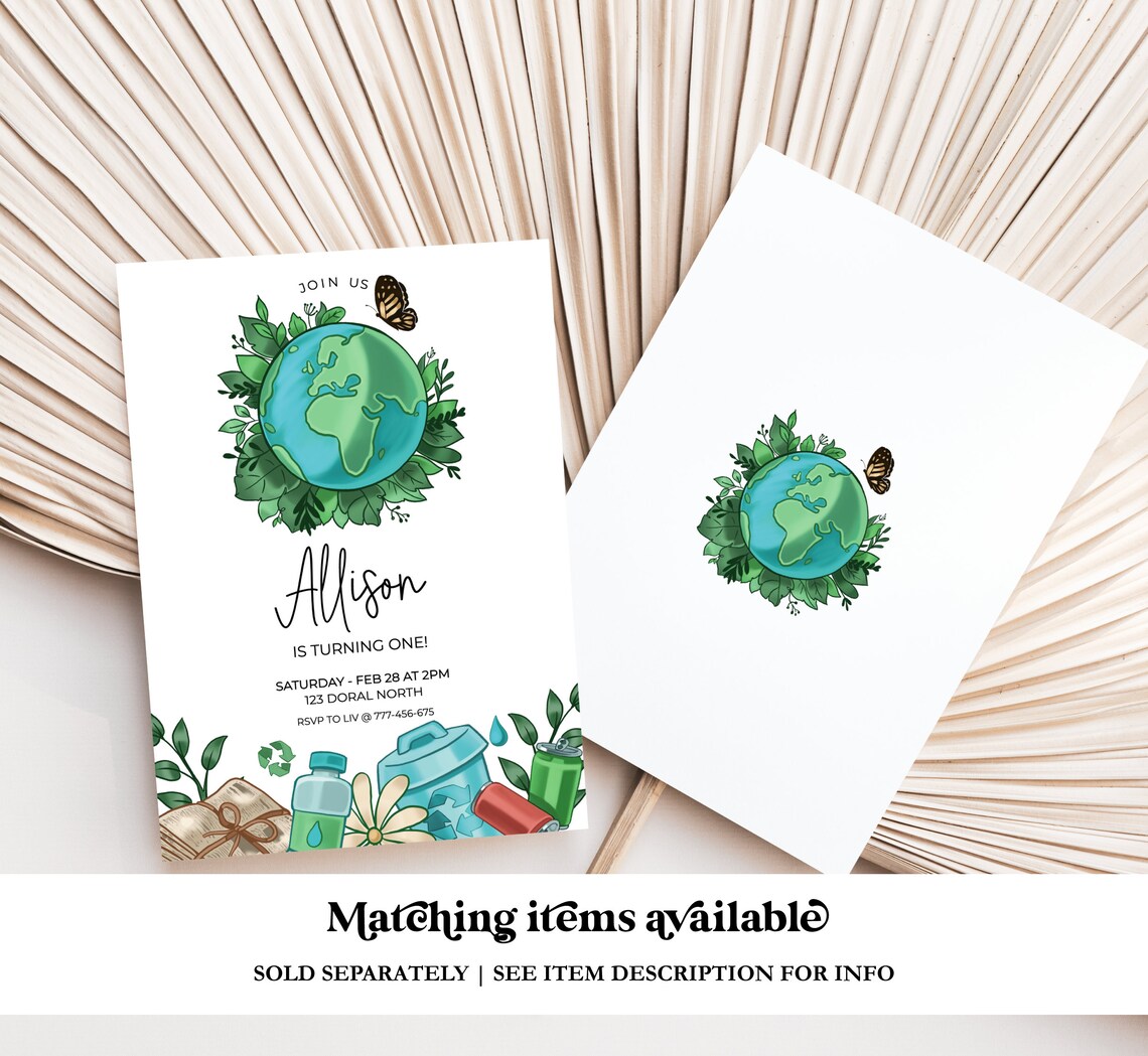 Earth Day Birthday Thank You Tags, Earth Day Party Favor Tags, Earth ...