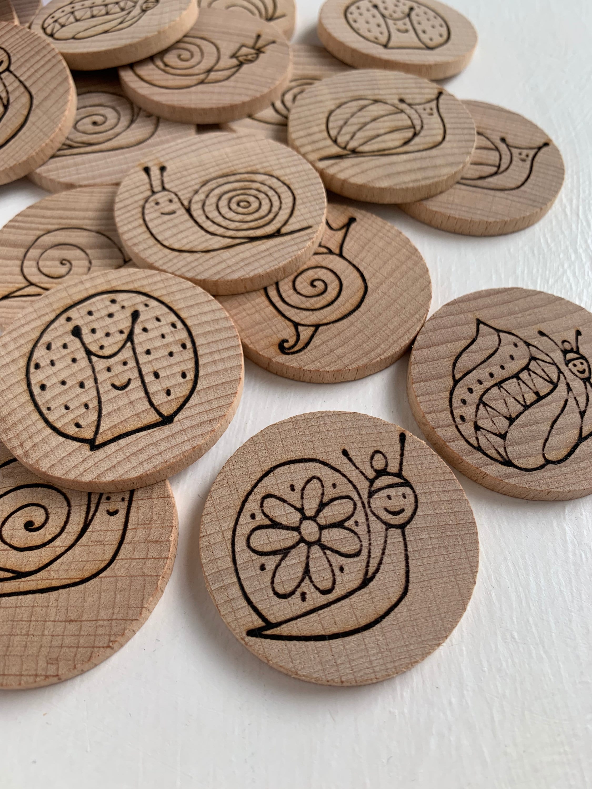 Memory Game Matching Game Montessori Inspired Waldorf Inspired Natural ...