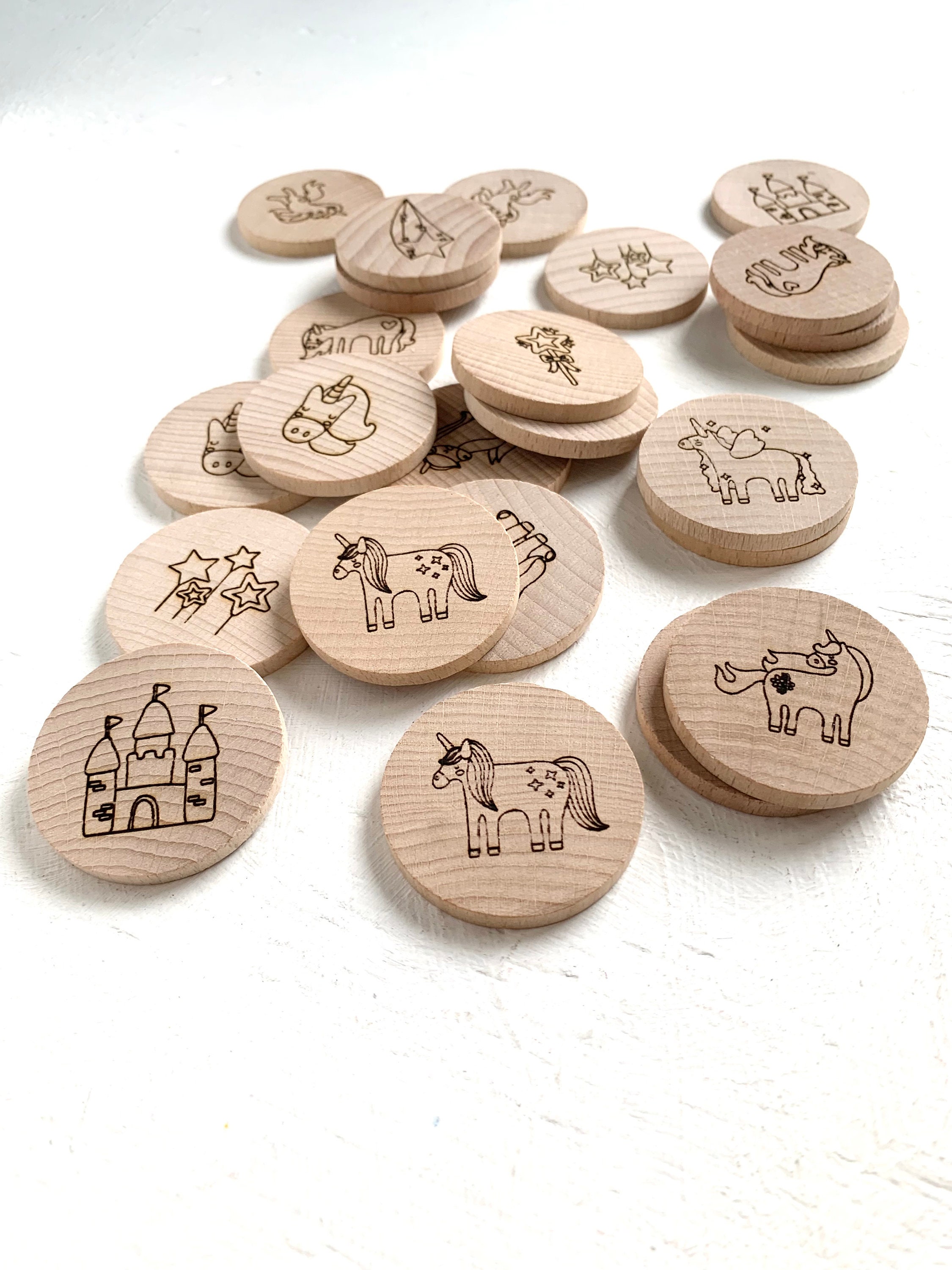 Memory Game Matching Game Montessori Inspired Waldorf Inspired Natural ...