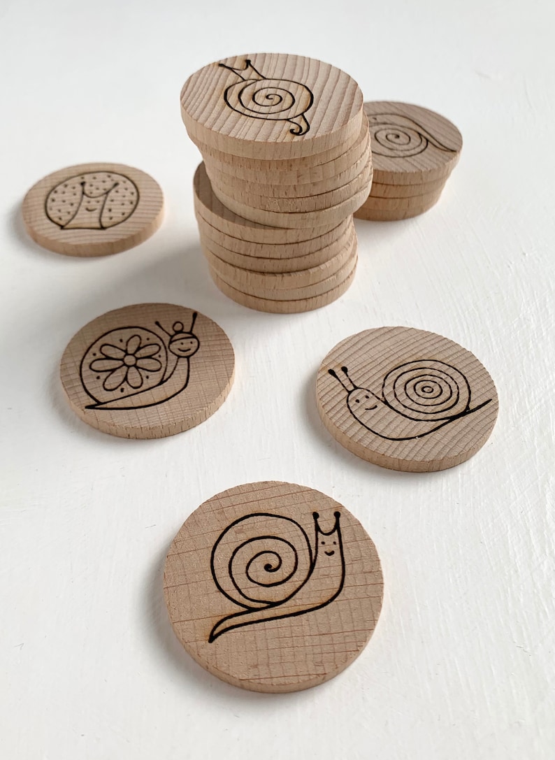 Memory Game Matching Game Montessori Inspired Waldorf Inspired Natural ...