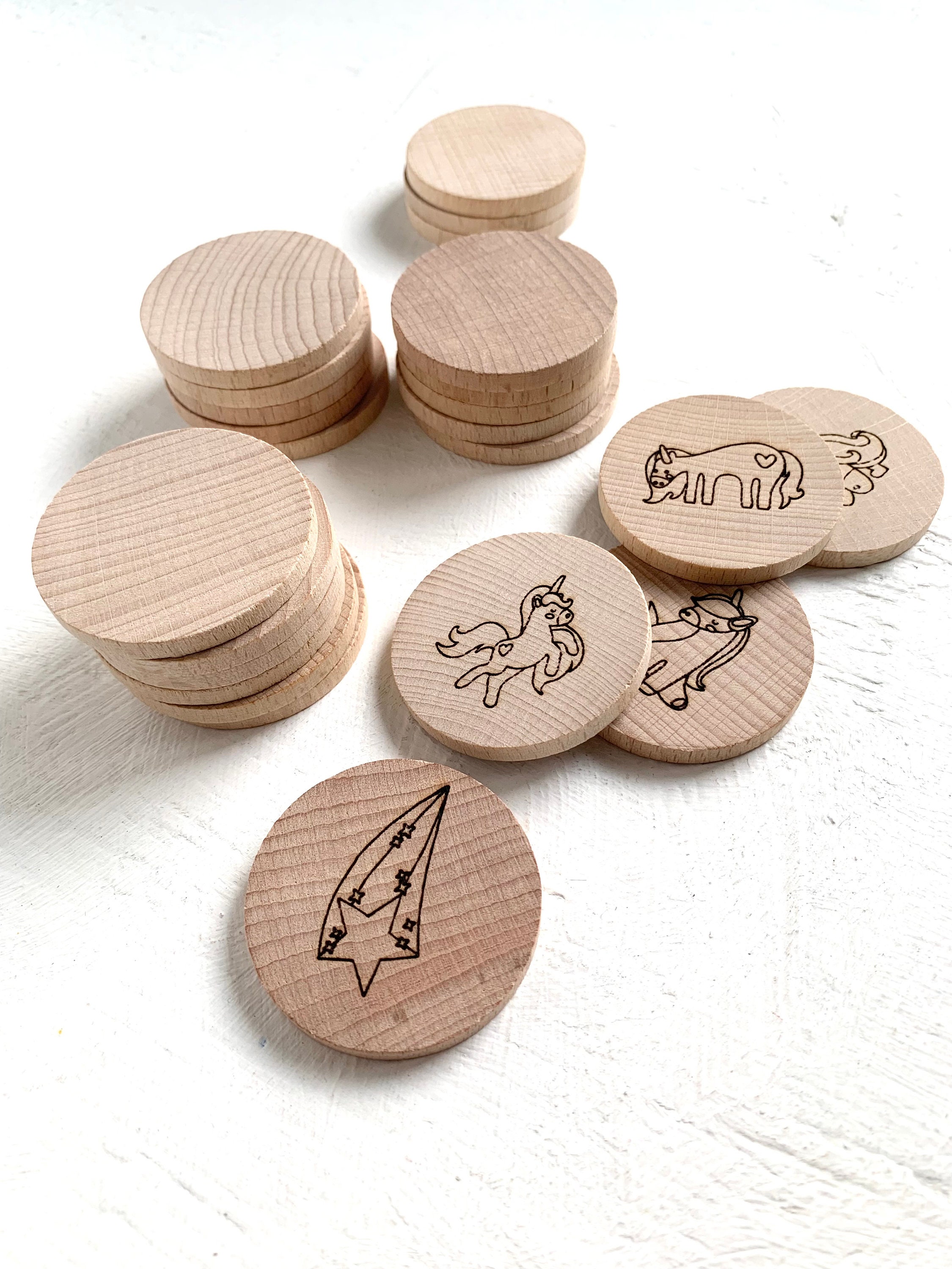 Memory Game Matching Game Montessori Inspired Waldorf Inspired Natural ...