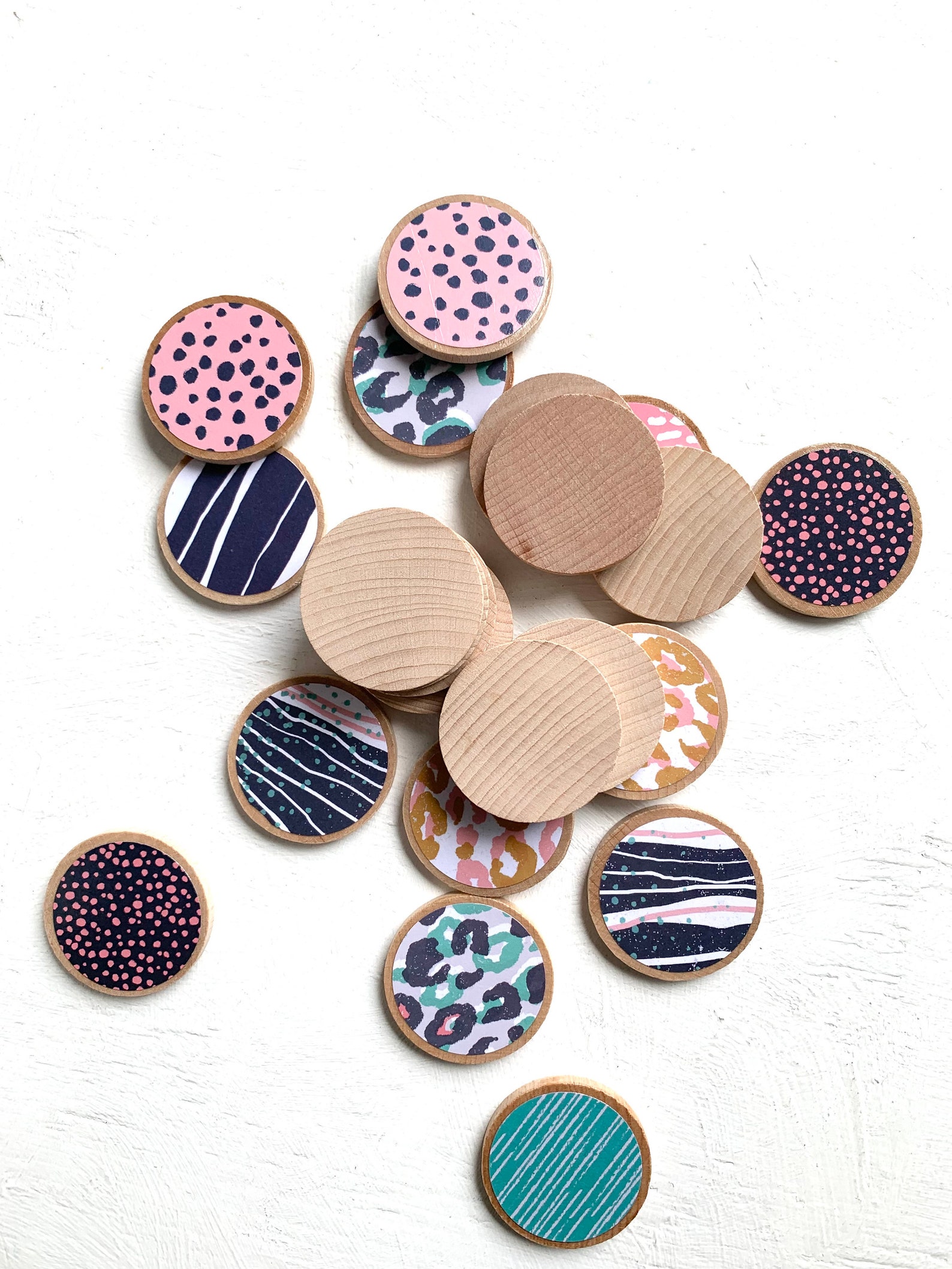 Memory Game Matching Game Montessori Inspired Waldorf Inspired Natural ...