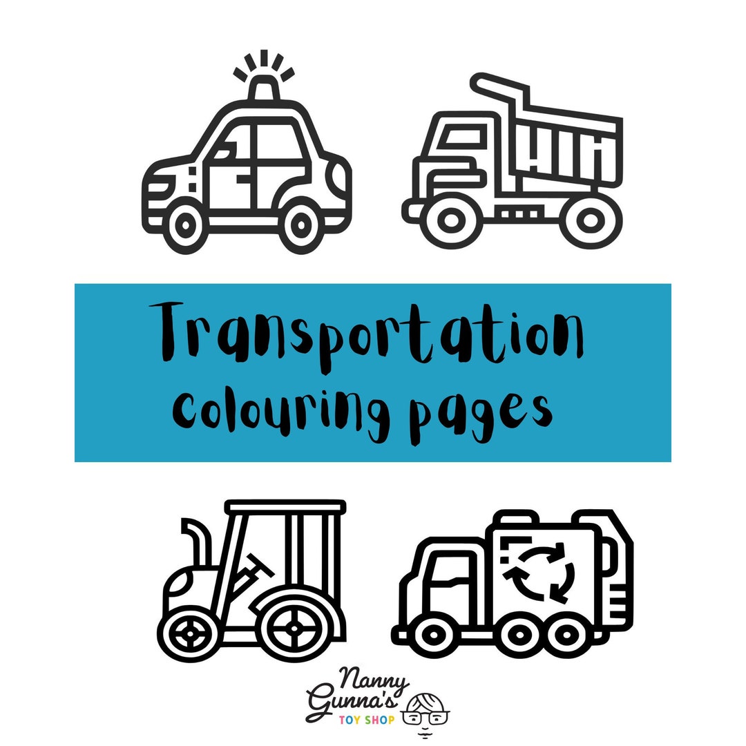 Transportation Coloring Pages | Colouring Book | Colouring Pages ...