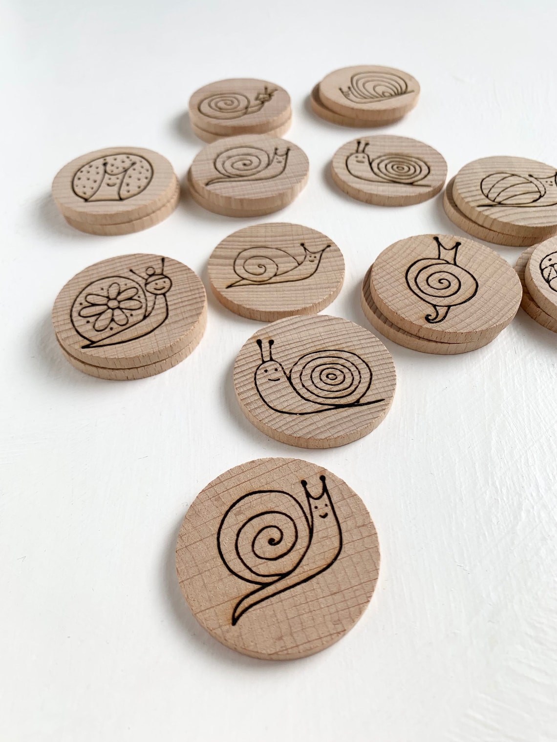 Memory Game Matching Game Montessori Inspired Waldorf Inspired Natural ...