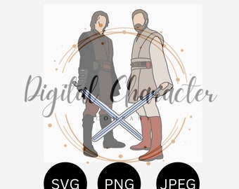 Obi Wan Kenobi Svg - Etsy