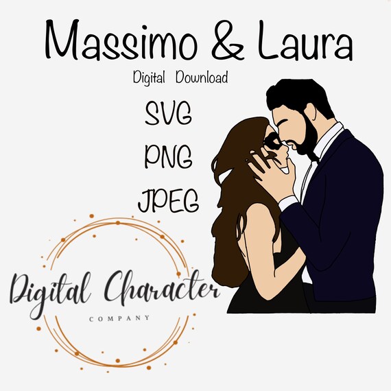 Massimo and Laura SVG PNG JPEG Instant Download - Etsy Singapore