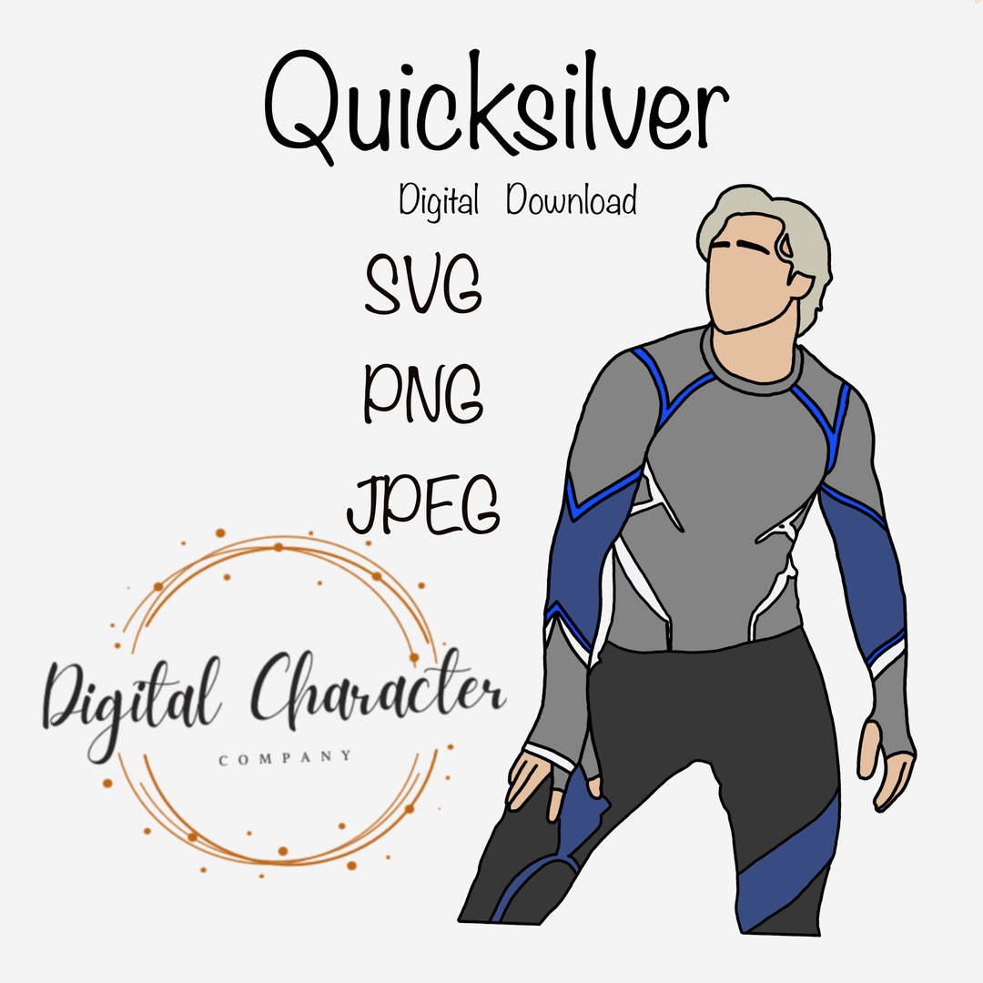 Quicksilver SVG PNG JPEG Instant Download - Etsy
