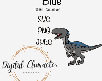 Blue Raptor Svg - Etsy