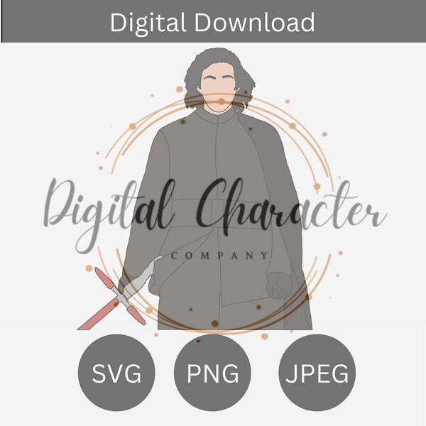 Kylo Ren Svg Png - Etsy
