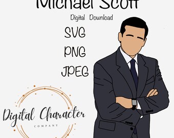 Michael Scott Svg - Etsy