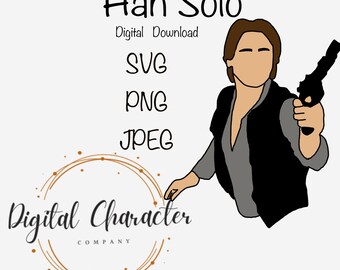 Han Solo Svg - Etsy