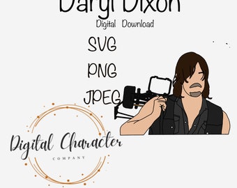 Daryl Dixon Svg - Etsy Sweden