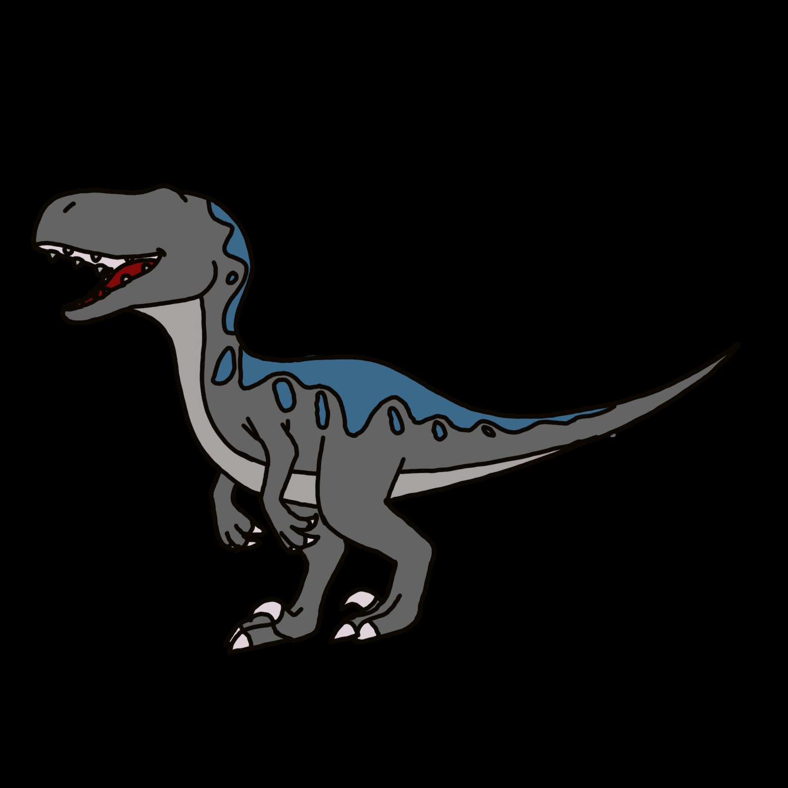 Blue Raptor SVG PNG JPEG Instant Download - Etsy