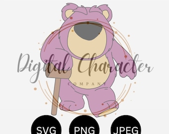 Lotso bear svg - Etsy España
