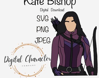 Kate Bishop Svg - Etsy
