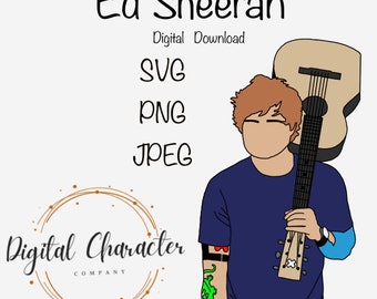Ed Sheeran Svg - Etsy