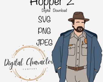 Jim Hopper - Etsy