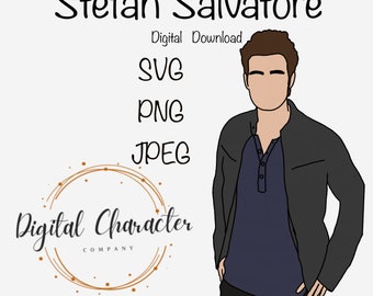 Stefan Salvatore Png - Etsy