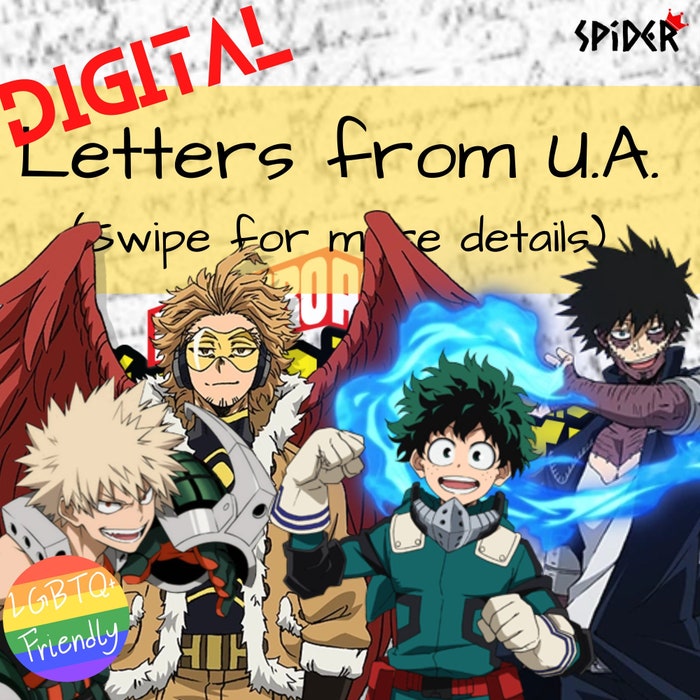 Mha Letter - Etsy