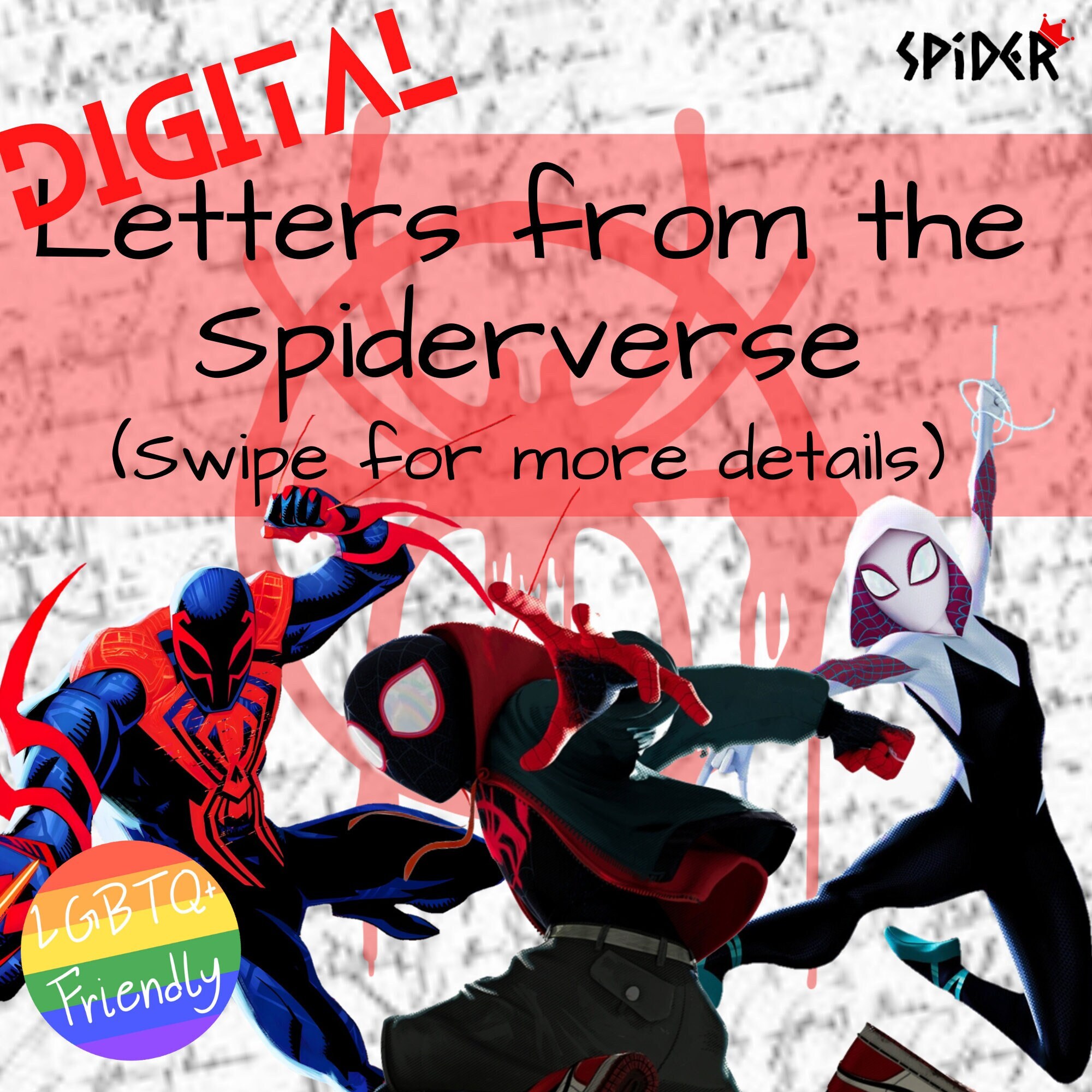 Letters From Spiderverse READ DESC. - Etsy