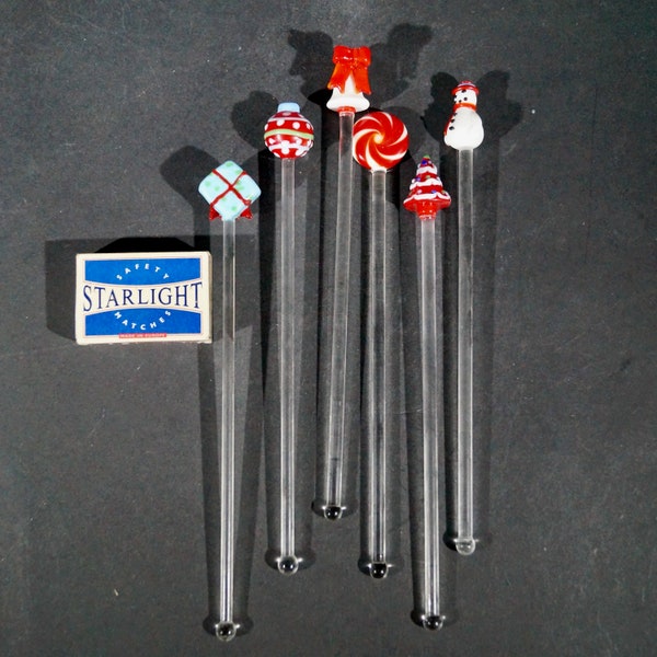 Glass Cocktail Stirrers - Etsy