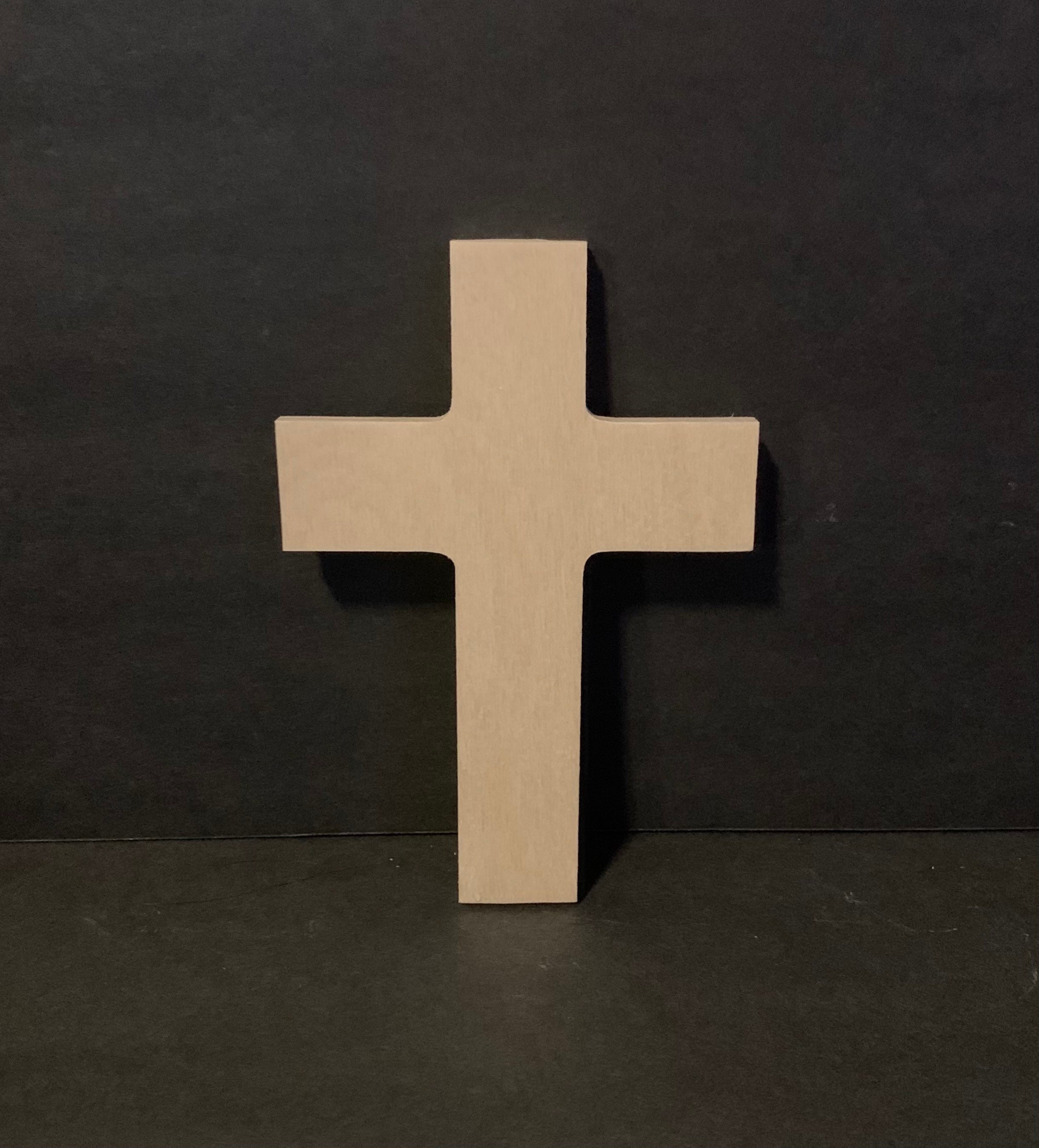Cross Shape Wood Cutout - Etsy