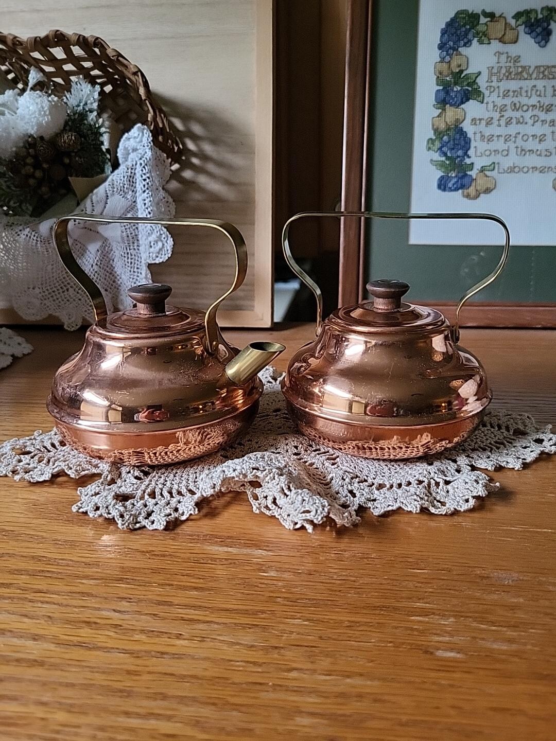 Vtg Spartan Copper/brass Cream/sugar VGVC Made in USA - Etsy