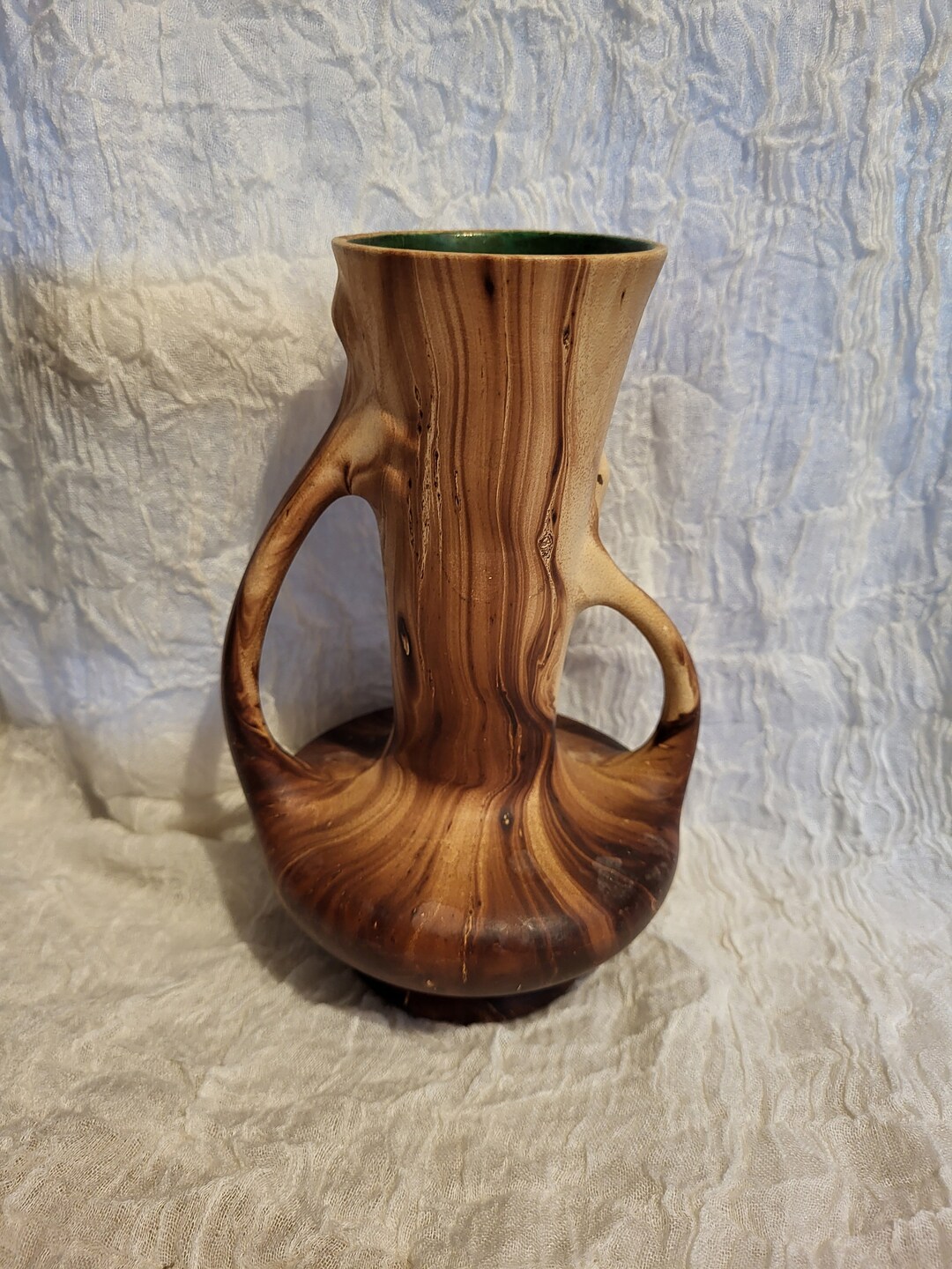 Vtg 50s Romco Pottery Double Handle Vase - Etsy