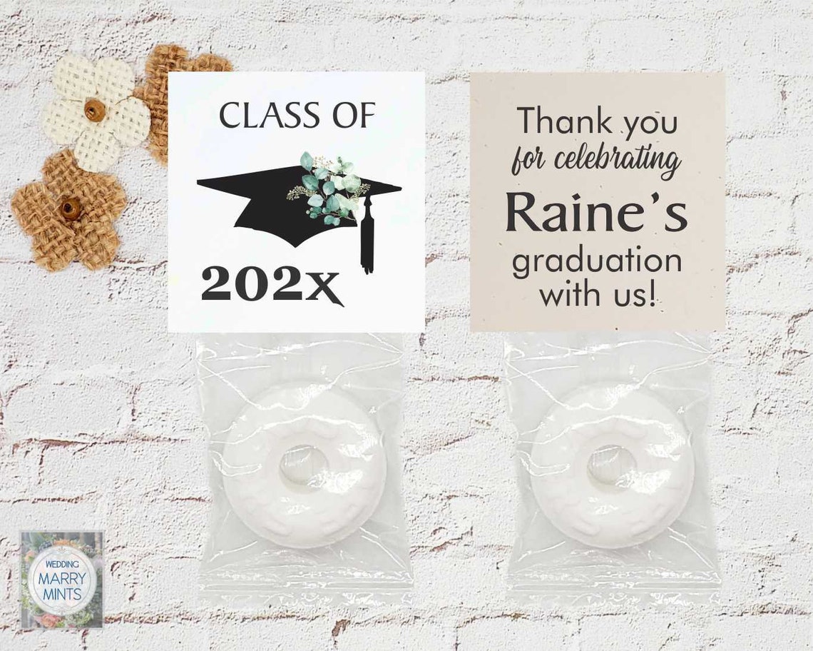 Graduation Bags Graduation Favors Commencement Mint Kraft - Etsy
