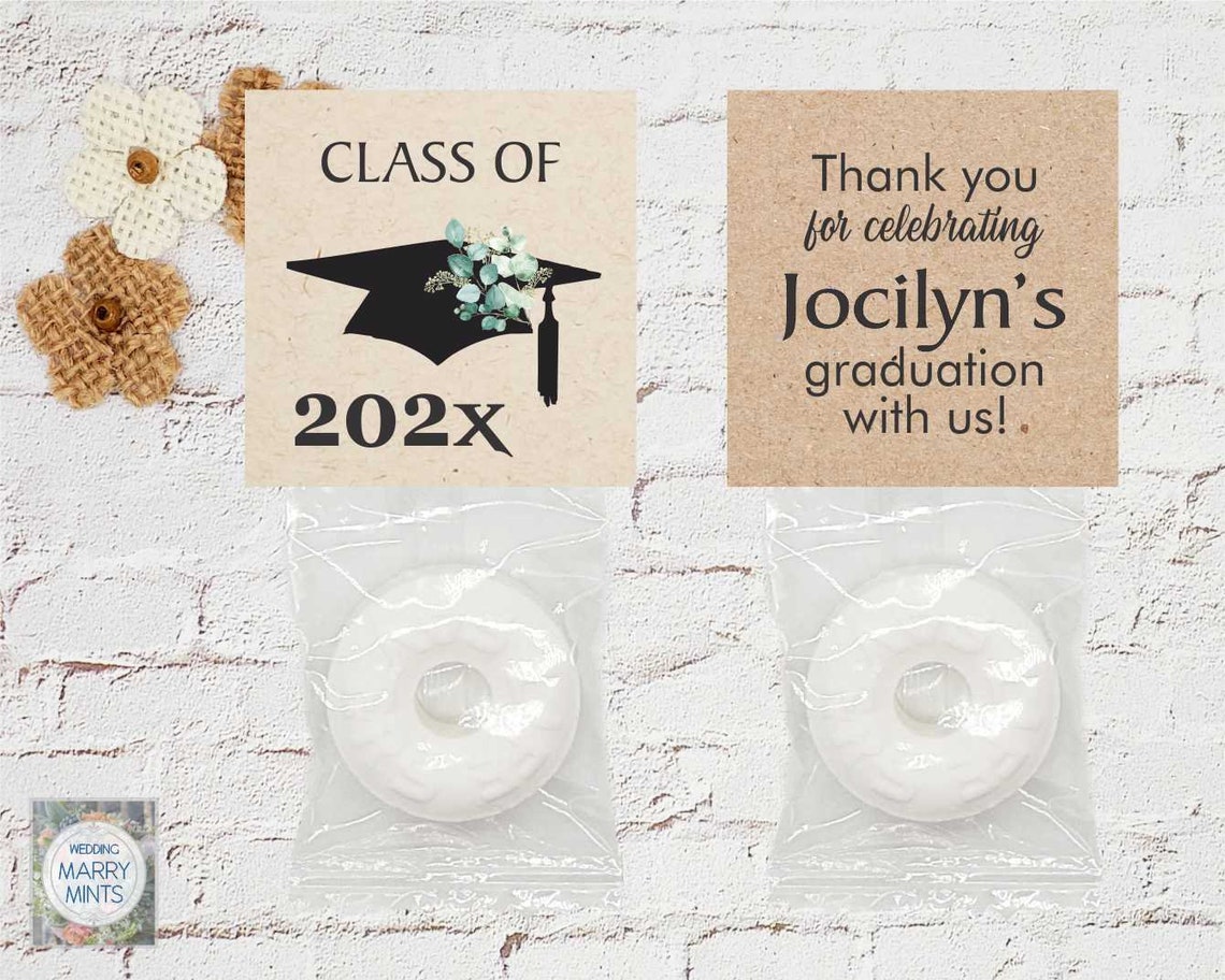 Graduation Bags Graduation Favors Commencement Mint Kraft - Etsy