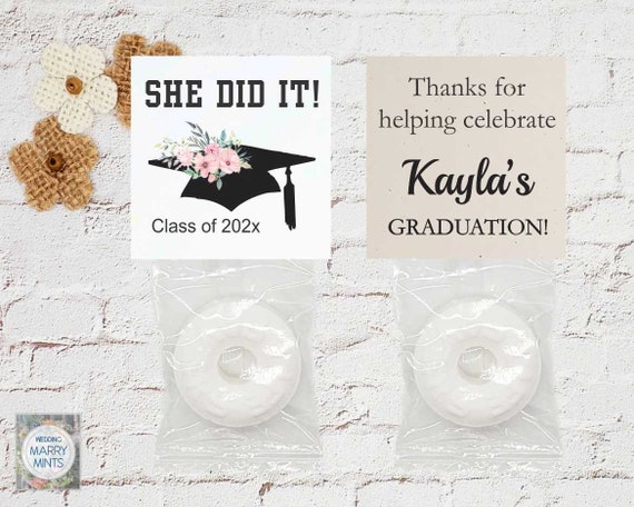 Graduation Mints Graduation Favors Commencement Mint - Etsy