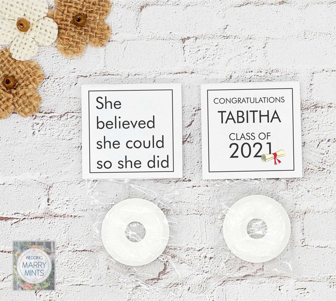 Graduation Mints, Graduation Favors, Commencement Mint, Graduation ...