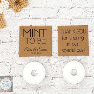 25 Wedding Mints, Custom Mints, Wedding Favors, Personalized Mint ...