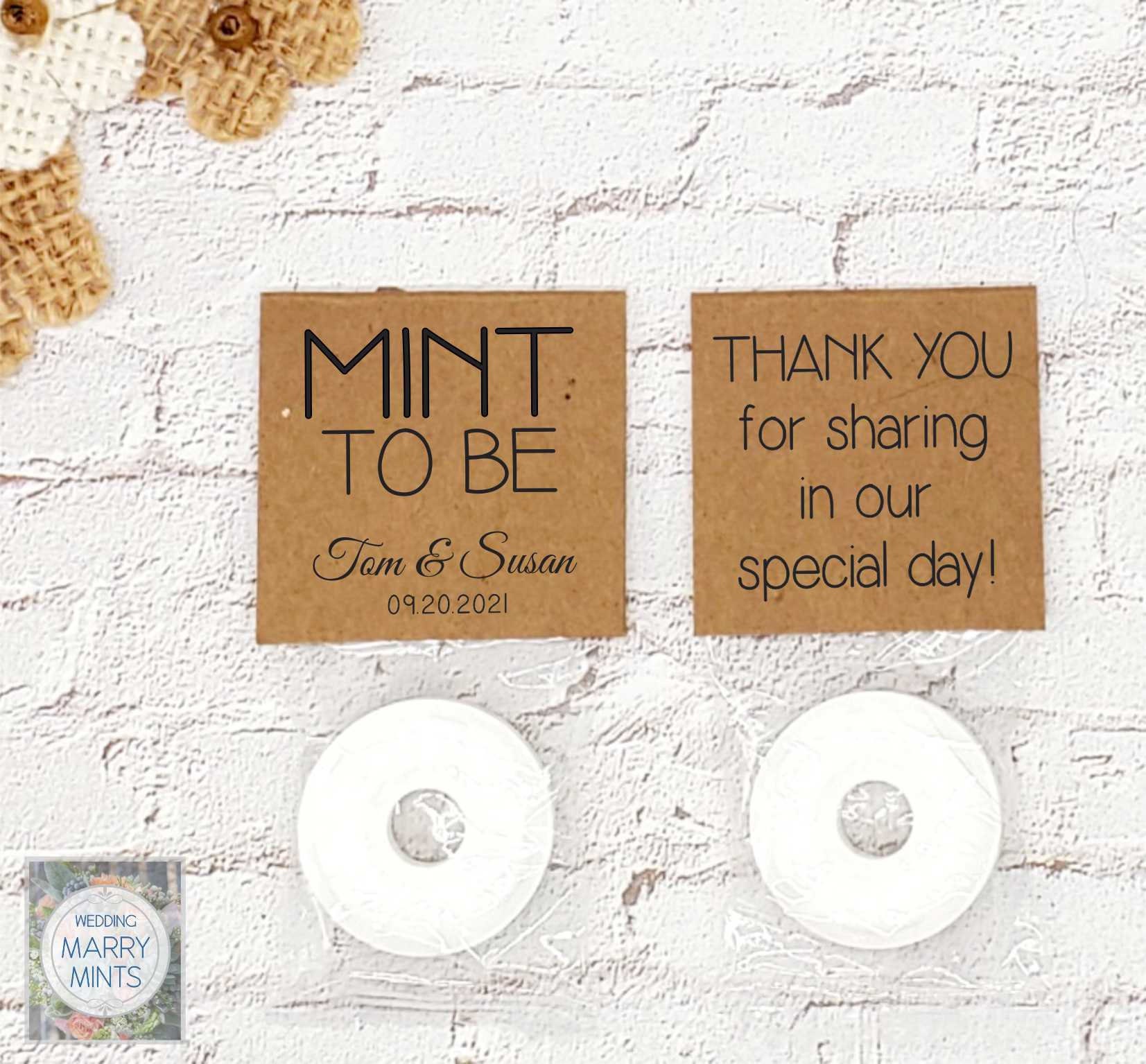 25 Wedding Mints Custom Mints Wedding Favors Personalized - Etsy