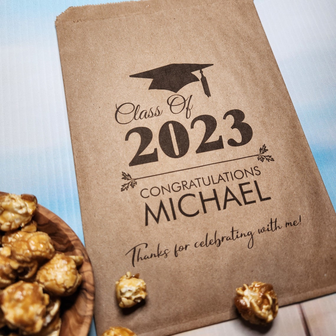 Personalized Graduation Favor Bags: Kraft Candy Cookie Bags - Etsy