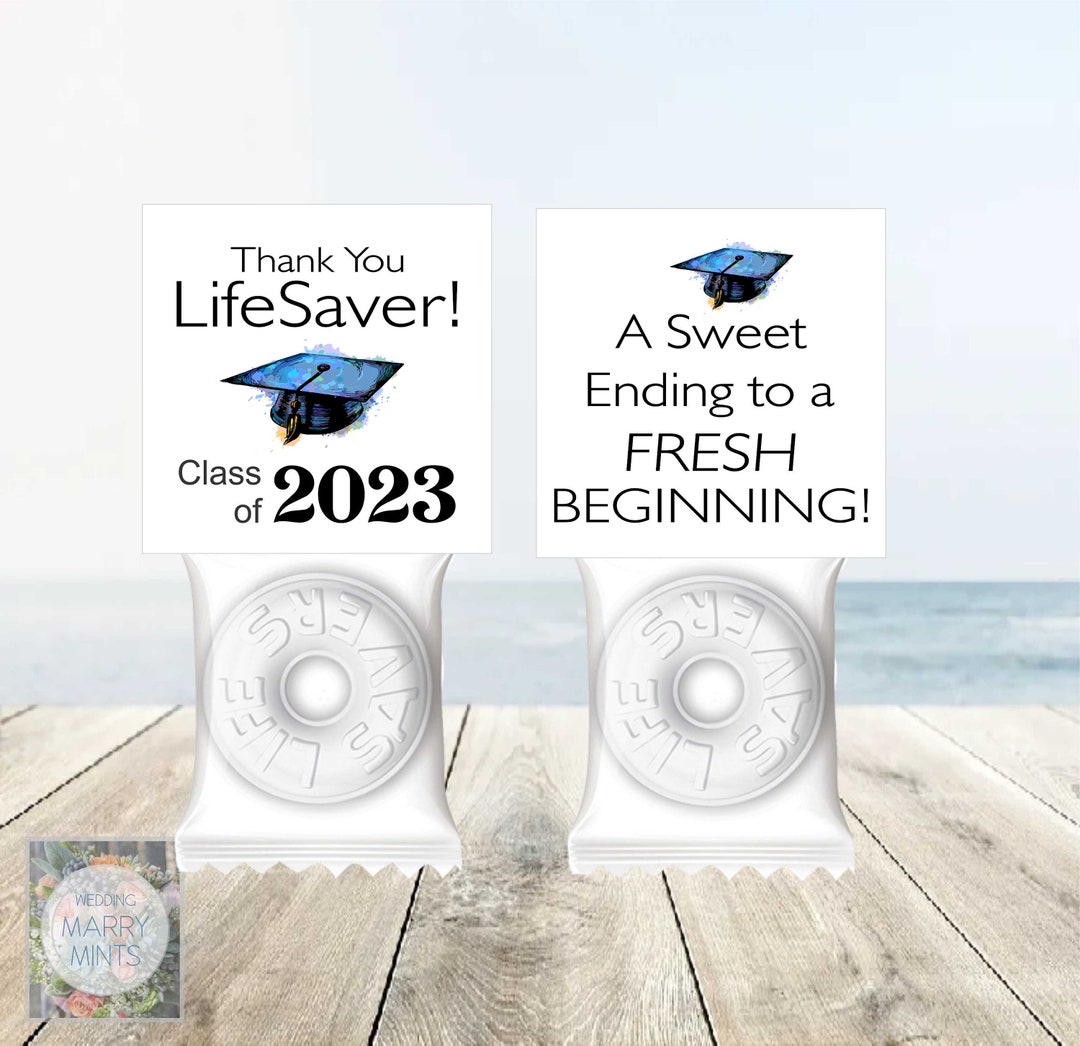 Personalized Graduation Mints: Party Favors, DIY Tags - Etsy