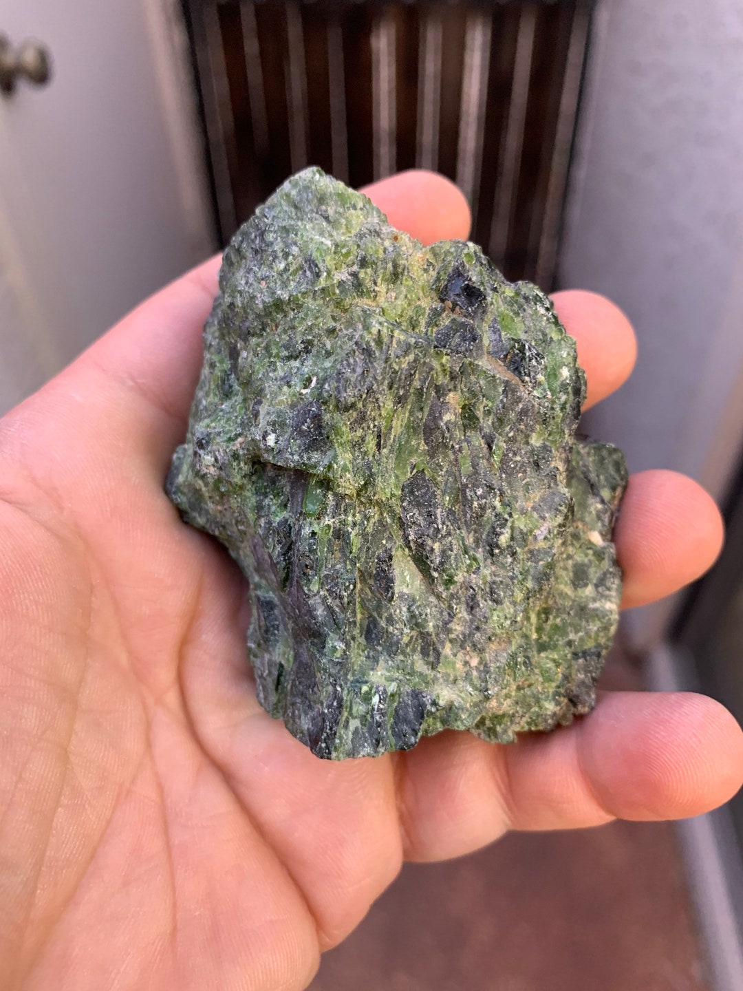 Diopside Green Rough Mail Mineral Specimen - Etsy