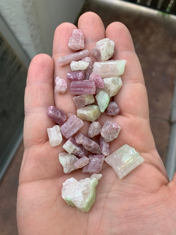 Watermelon Tourmaline Rough