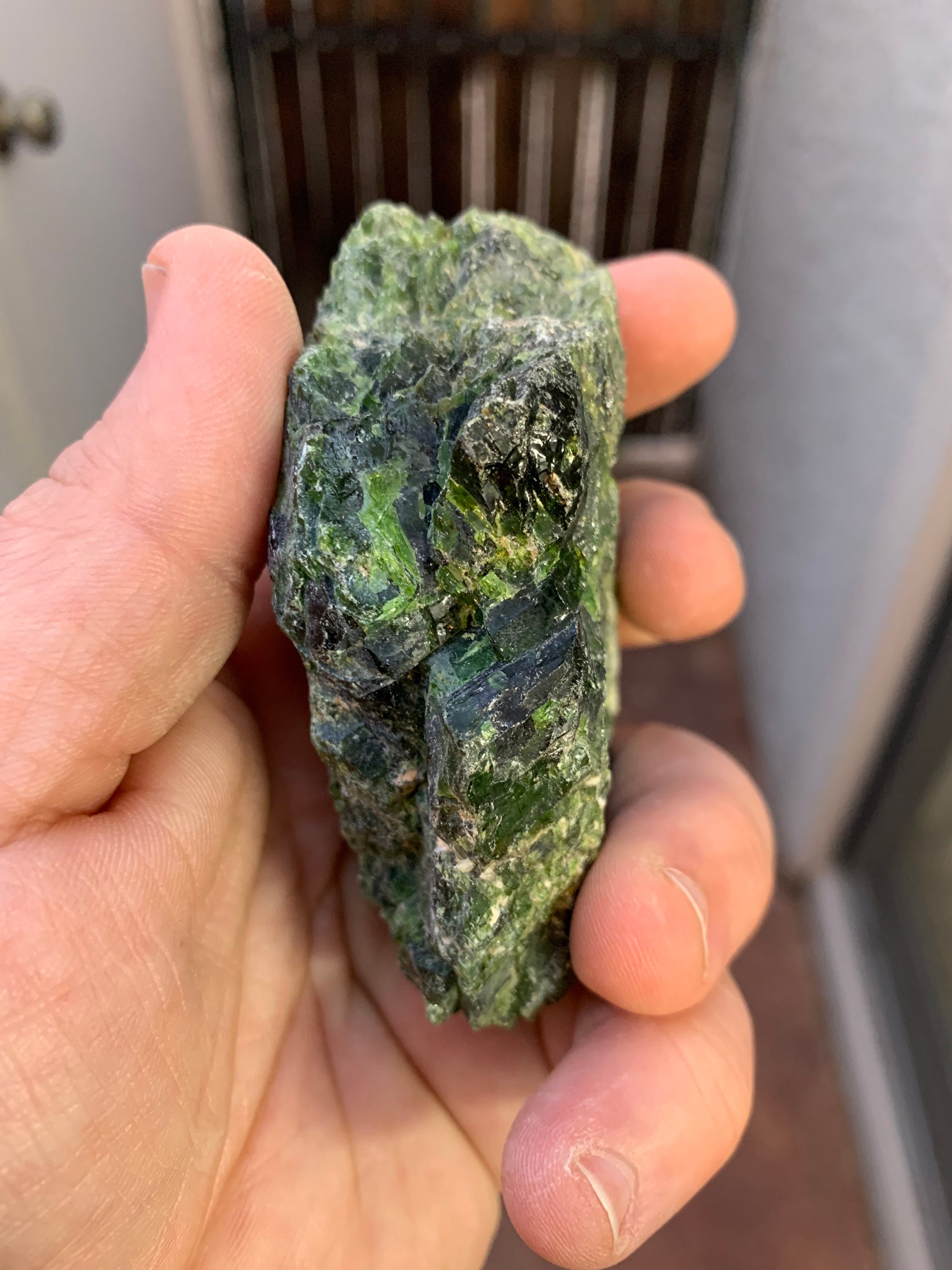 Diopside Green Rough Mail Mineral Specimen - Etsy