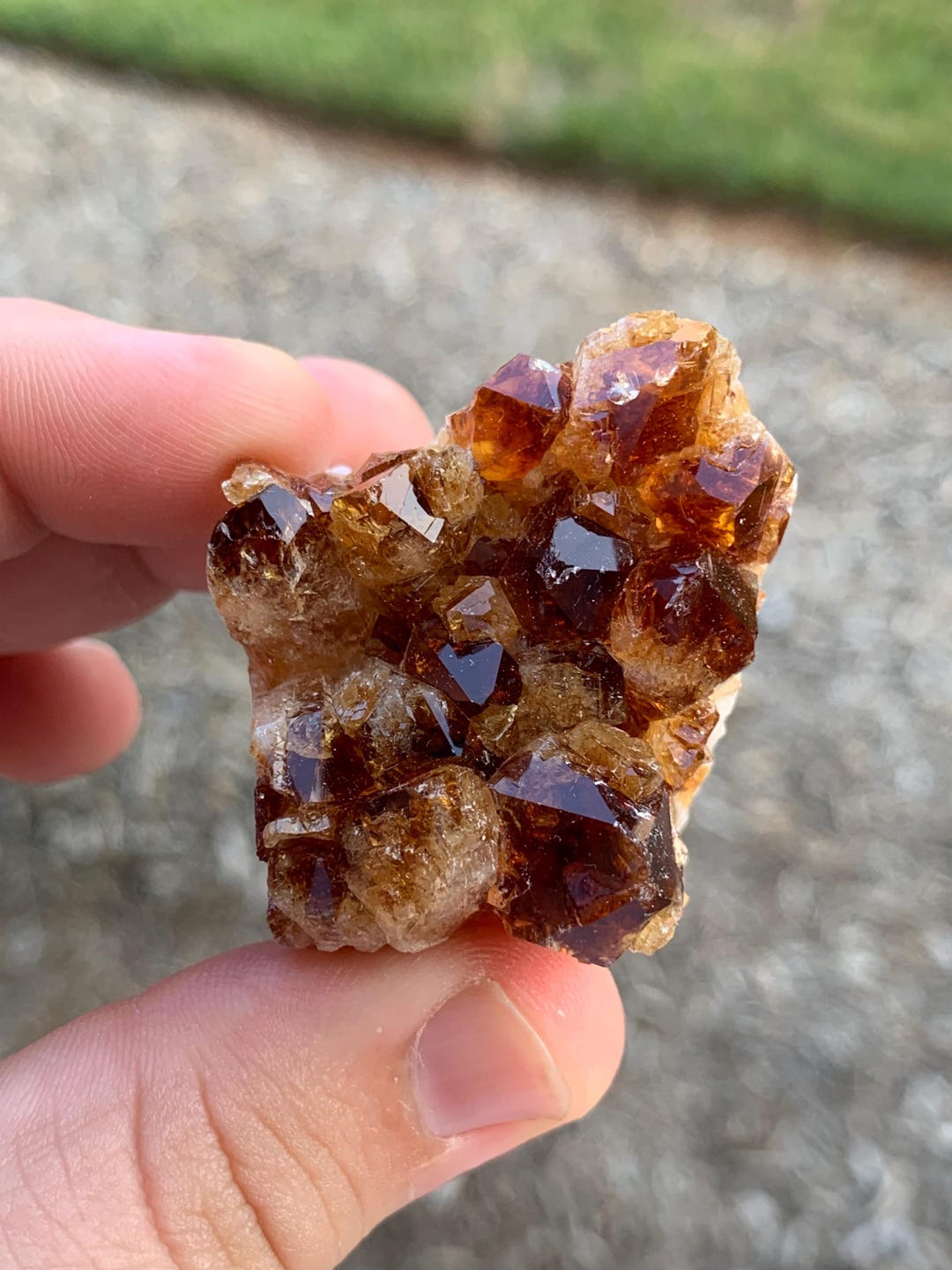 Citrine on Matrix Brazil Mineral Specimen - Etsy