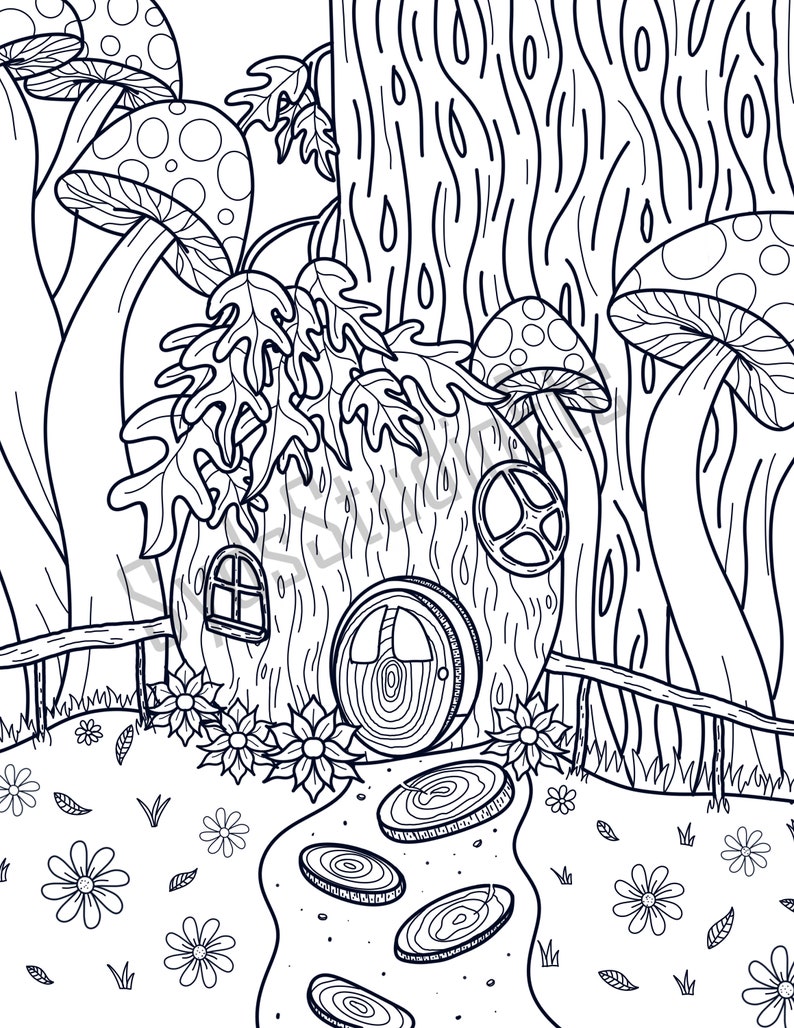 Coloring Pages Nature Adult Coloring Page Printable Fall Back to School ...