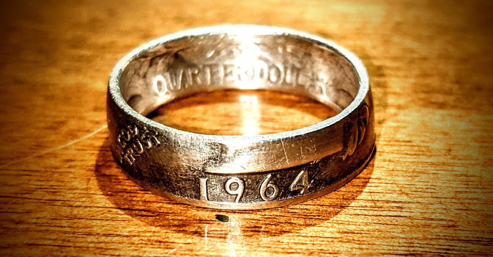 Pick Your Year - 90% Silver Coin Ring - Etsy